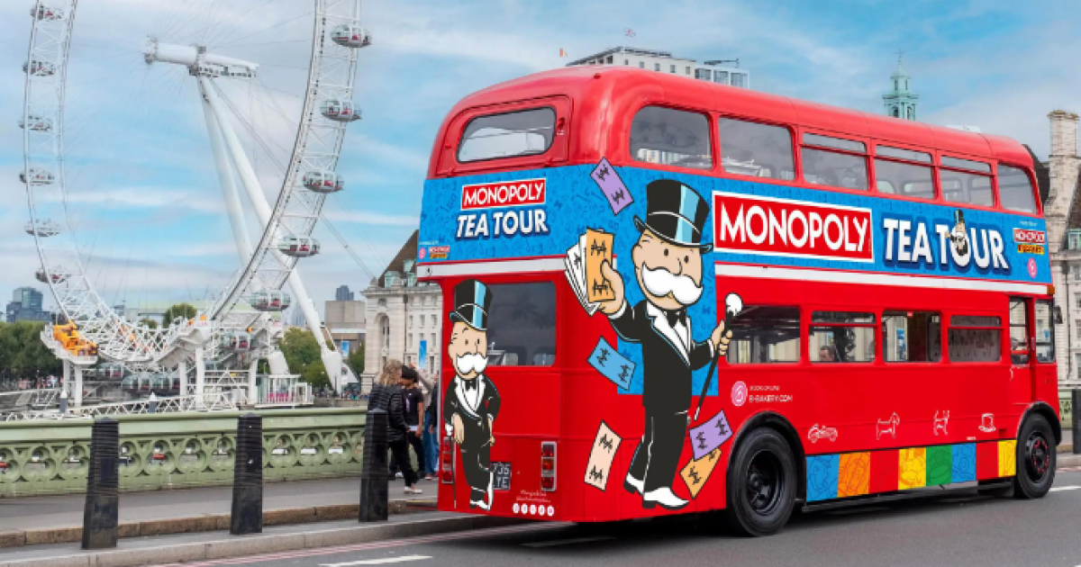 Monopoly Afternoon Tea Bus tour | WonderDays