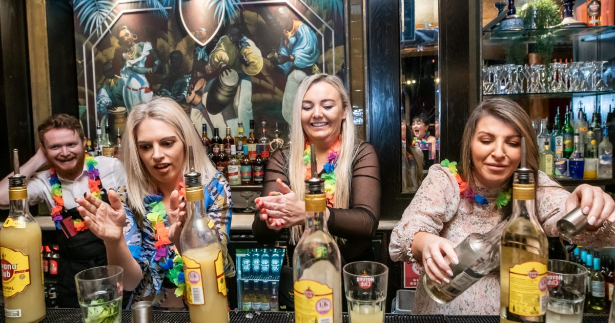 Cocktail Masterclass With 2 Course Meal For Two -… | WonderDays