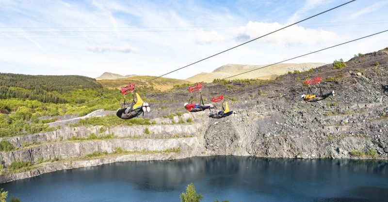 zip wire quarry